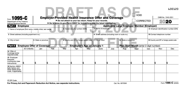 ICHRA reporting line by line | How to fill out 1095-C
